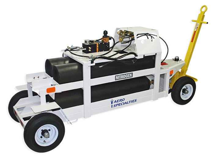 AERO 4-Bottle Nitrogen Service Cart (Complete) – AERO Specialties