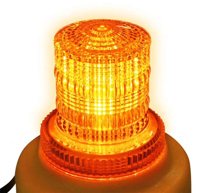 Magnetic Amber Beacon, LED, Battery-Powered – AERO Specialties